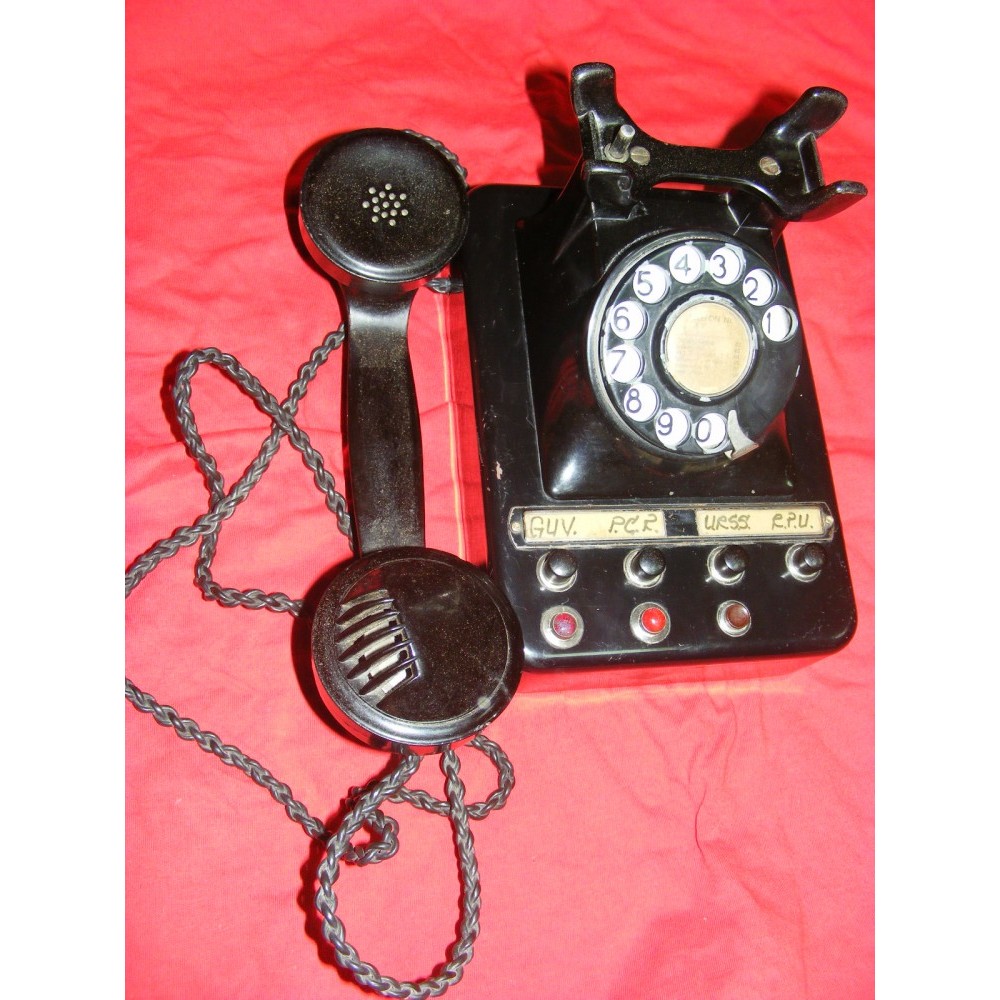 TELEFON CLASIC cu DISC din EBONITA,TEL. EPOCA,COLECTIE ,TELEFON ...