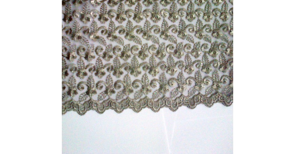 Dantela Bej - Gri, dantela la metru, metraj, material la metru dantela ...