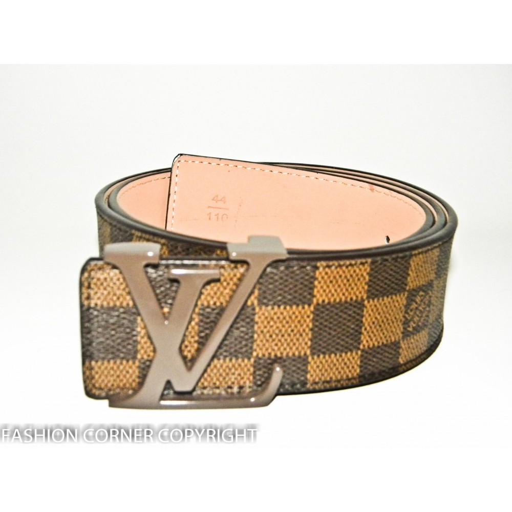 LOUIS VUITTON CUREA PIELE AUTENTICA UNISEX MODEL DAIMER GRAPHITE 110 CM ...