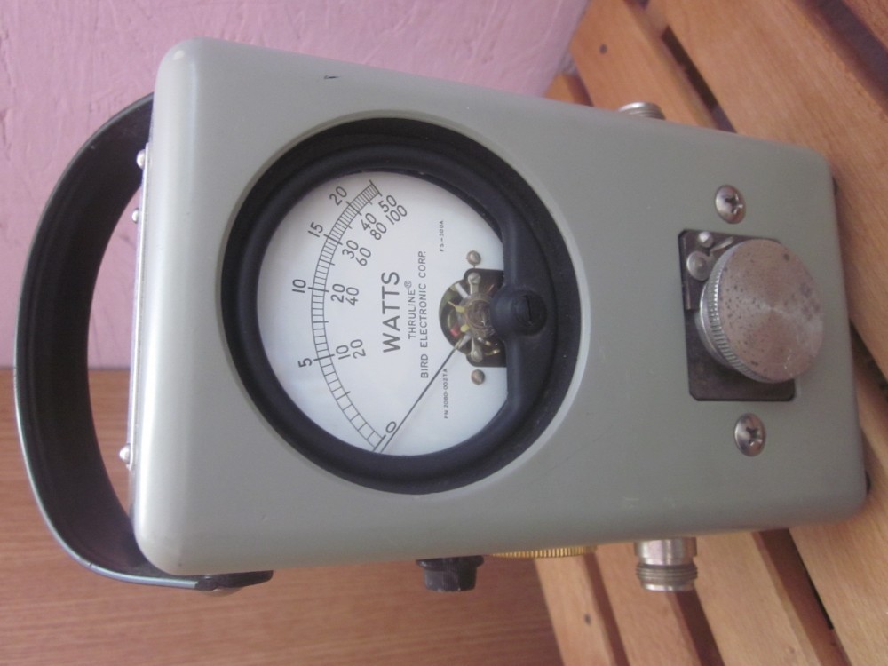 WATTMETER BIRD MODEL 43 THRULINE (CLEVELAND OHIO USA) THRULINE RF ...