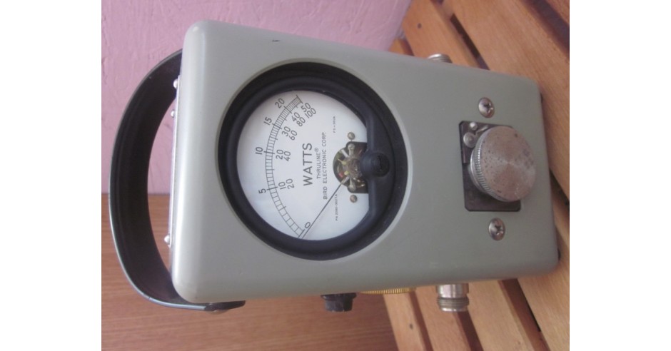 WATTMETER BIRD MODEL 43 THRULINE (CLEVELAND OHIO USA) THRULINE RF ...