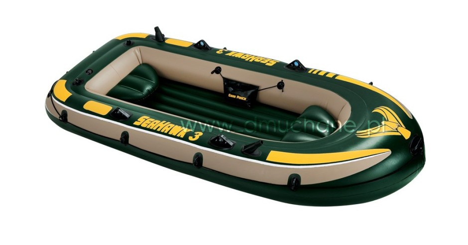 Barca gonflabila/pneumatica SEAHAWK 3 - INTEX +kit reparatie, suporti ...
