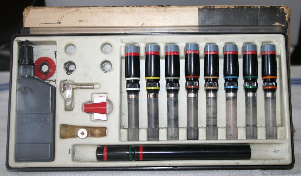 Trusa Rotring - 8 piese | arhiva Okazii.ro