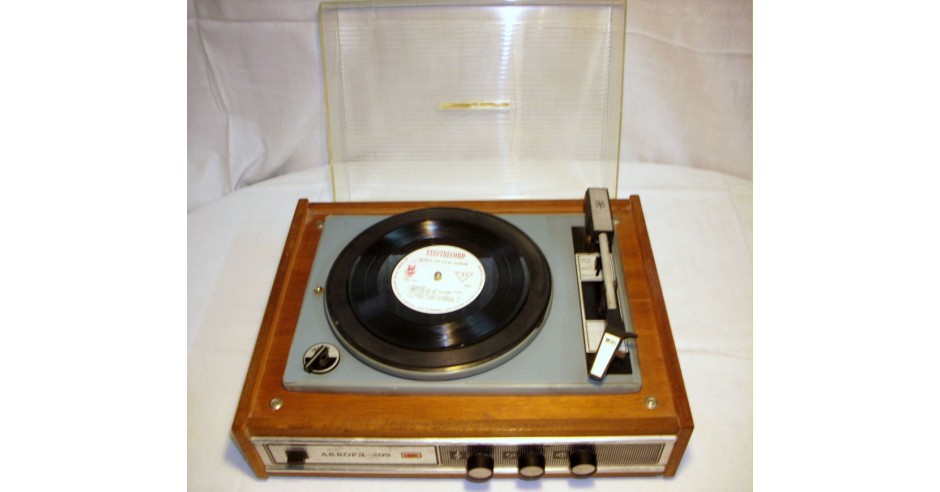 Pickup Acord Akord 203 vechi, citeste si placi patefon / gramofon ...