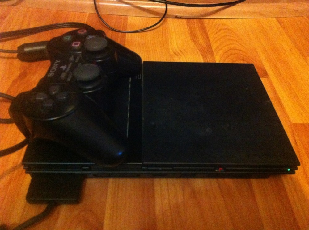 Consola Sony Playstation 2 PS2 SLIM SCPH-77003 + Maneta DualShock ...