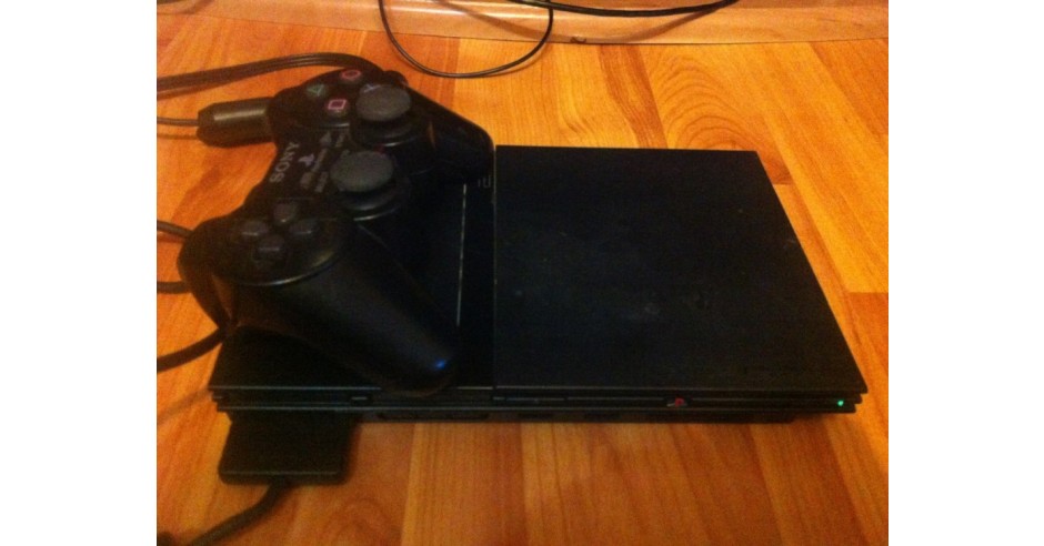 Consola Sony Playstation 2 PS2 SLIM SCPH-77003 + Maneta DualShock ...