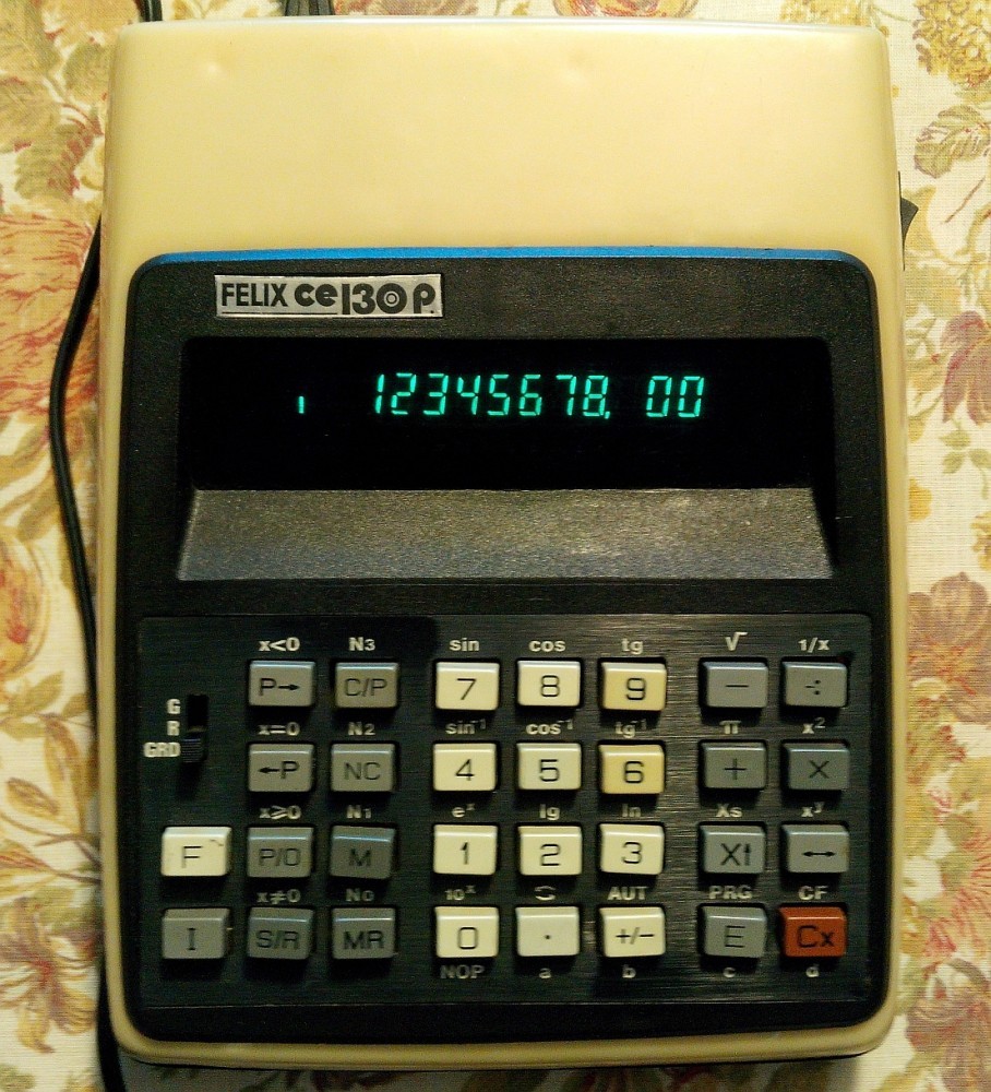 VINTAGE FELIX ce 130P - Calculator electronic programabil de birou ...