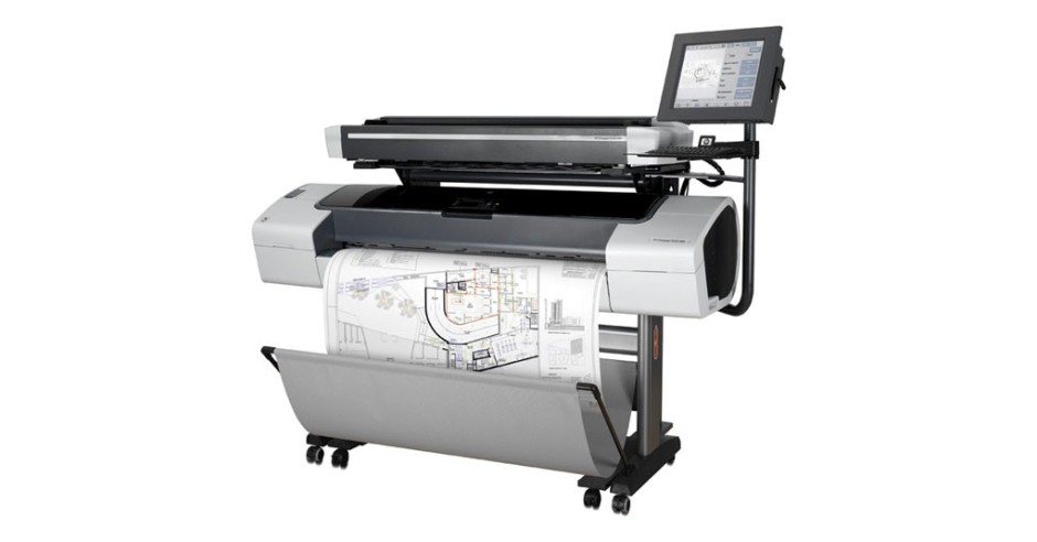 Plotter HP Designjet T1100 PS + Scanner HP Designjet T1100 MFP | arhiva ...