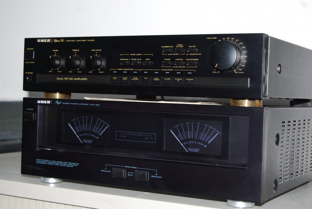 AMPLIFICATOR FINAL UHER UMA-400 SI PREAMPLIFICATOR UHER PA-200 | arhiva ...