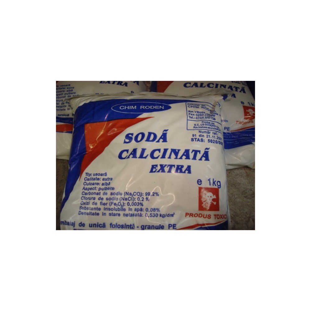 Soda de rufe, soda calcinata 1kg.. | arhiva Okazii.ro