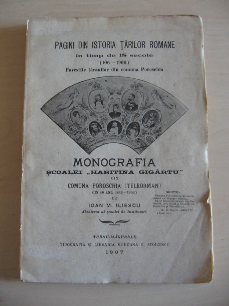 PAGINI DIN ISTORIA TARILOR ROMANE, POVESTITE TARANILOR DIN COMUNA ...