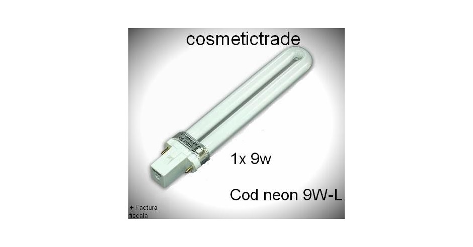 NEON BEC UV 9W Germania Cod UV 9W-L 365nm RoHS pentru Lampa Uv ...