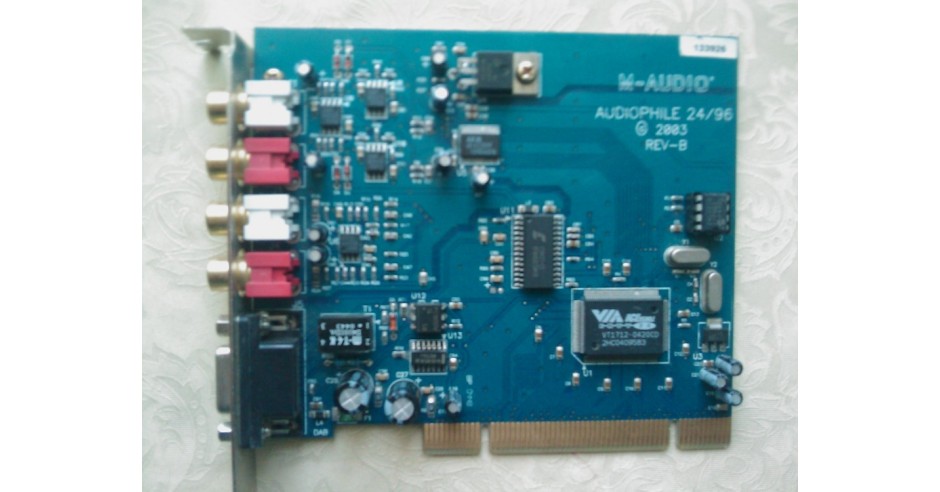 SUPER PLACA DE SUNET PCI M-AUDIO AUDIOPHILE 24/96 IMPECABILA | arhiva ...