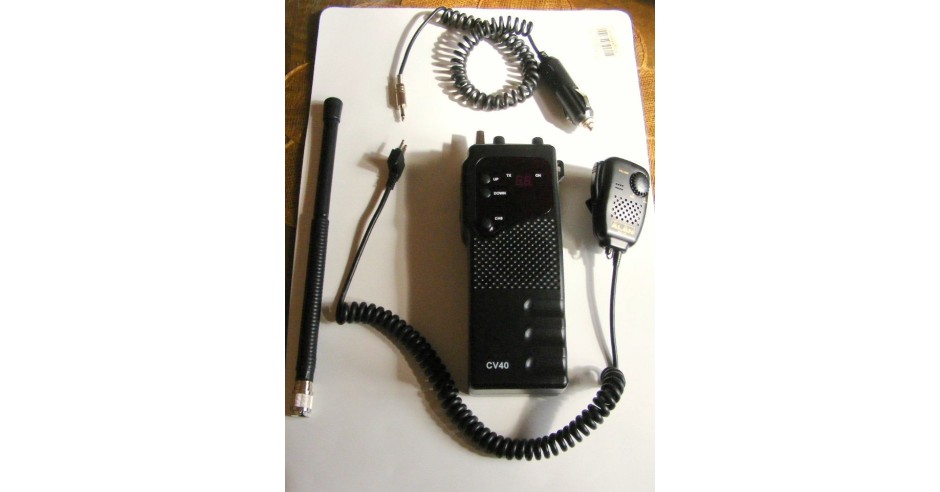 statie cb CONRAD CV 40 ; optional microfon + difuzor extern ALAN ...