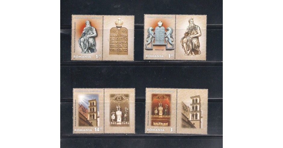 ROMANIA 2013 - TABLELE LEGII, LEGILE LUMII, MNH - VINIETA - LP 1990 ...