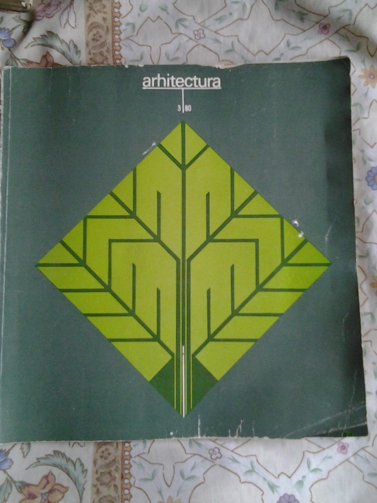 Revista Arhitectura nr. 3 din 1980 peste 200 ilustratii schite desene ...