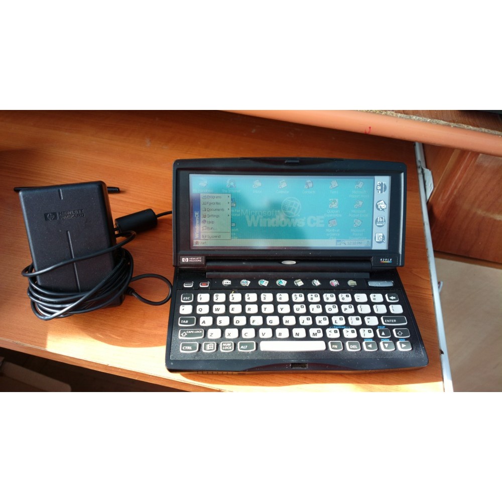 Mini laptop palm pc pda colectie vintage HP 620LX gadget touch screen ...