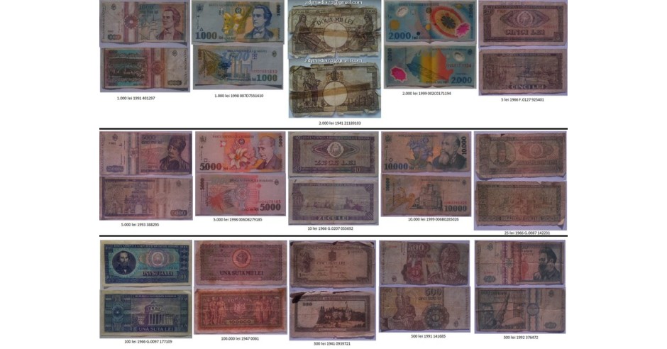 Colectie bancnote si monede romanesti si straine | arhiva Okazii.ro