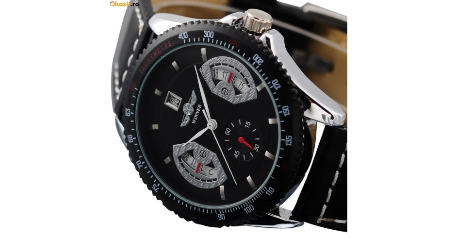 Ceas MILITAR ARMY DELUXE/FULL AUTOMATIC WINNER ! CALITATE GARANTATA ...
