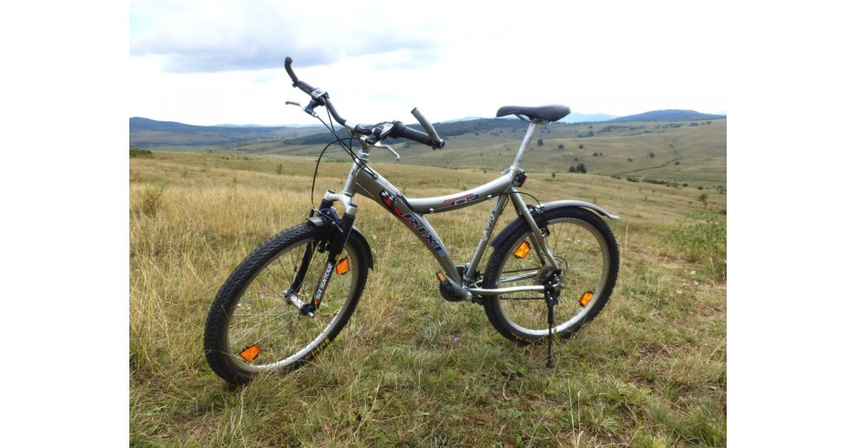 Bicicleta RIXE cadru aluminiu, ghidon Bike Pozitive, sa gel, Maxxis ...