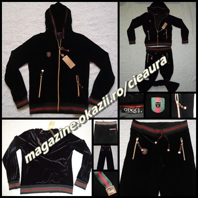 TRENING NEGRU CATIFEA DAMA FIRMA BRAND GUCCI COSTUM SPORT ELEGANT ...