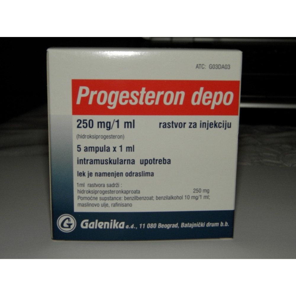 Progesteron depo 250mg/1ml x 5 fiole. | arhiva Okazii.ro