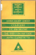 (C4199) CULEGERE DE PROBLEME DE TRIGONOMETRIE PENTRU CLASELE IX -XII ...