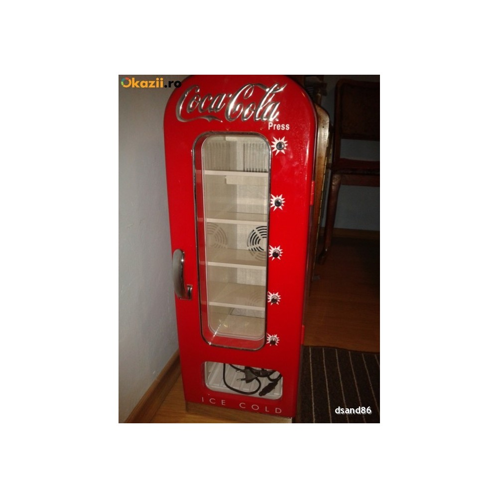Mini frigider coca cola retro vending machine | arhiva Okazii.ro