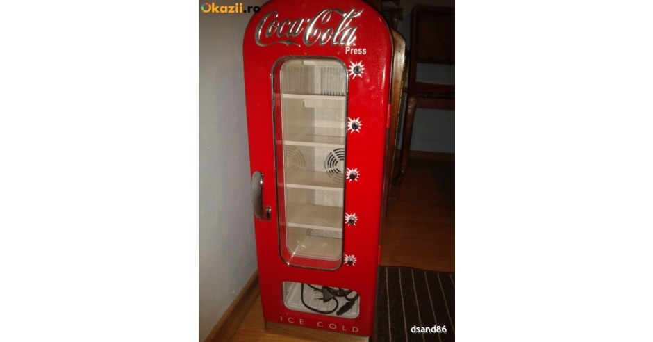 Mini frigider coca cola retro vending machine | arhiva Okazii.ro