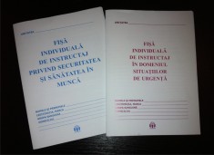 Fisa individuala de instructaj PSI sau fise Situatii de Urgenta ...