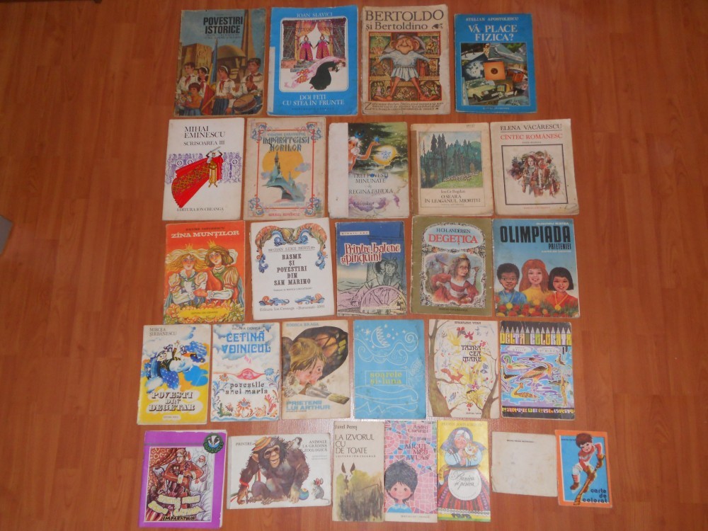 Colectie 27 Carti ilustrate vechi,Anii 80-90 (Povestiri istorice,Bunica ...