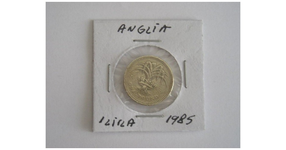 CMS1 - MONEDA ANGLIA - O LIRA STERLINA EMISA IN ANUL 1985 | arhiva ...