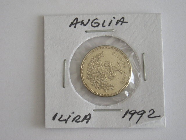 CMS1 - MONEDA ANGLIA - O LIRA STERLINA EMISA IN ANUL 1992 | arhiva ...