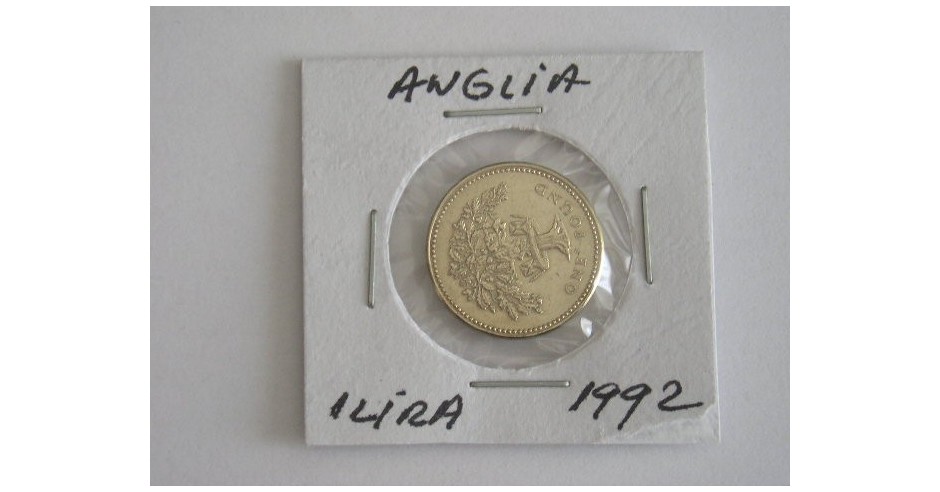 CMS1 - MONEDA ANGLIA - O LIRA STERLINA EMISA IN ANUL 1992 | arhiva ...