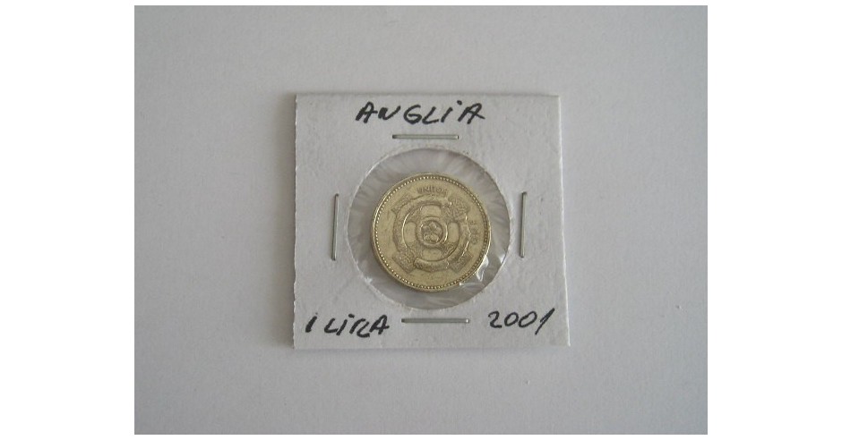 CMS1 - MONEDA ANGLIA - O LIRA STERLINA EMISA IN ANUL 2001 | arhiva ...