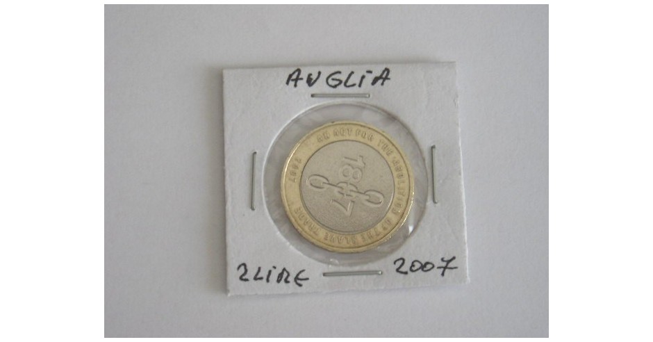 CMS1 - MONEDA ANGLIA - 2 LIRE STERLINE EMISA IN ANUL 2007 - OMAGIALA ...