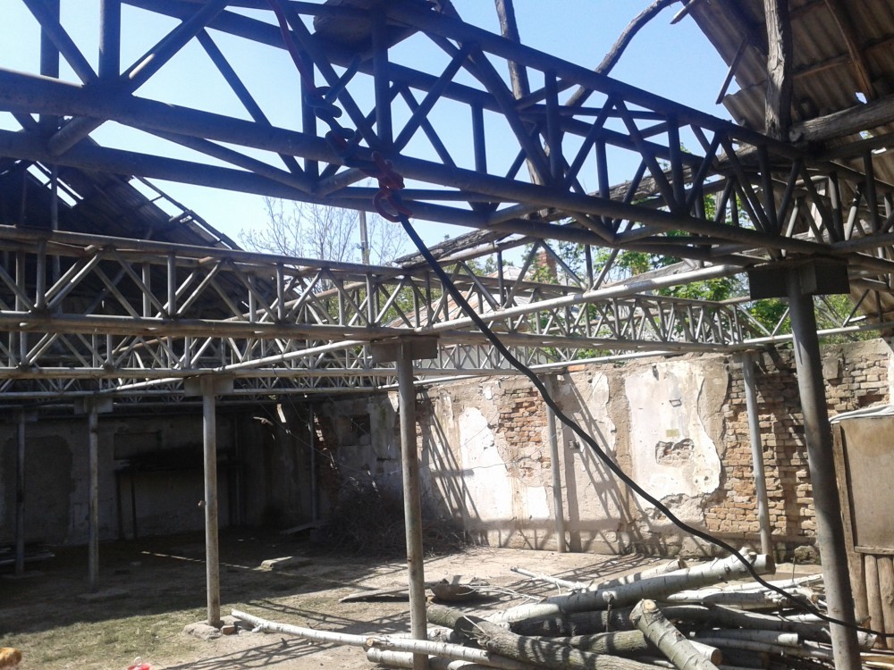 Structura Hala Metalica, 800 mp, 20m X 40m, 12 ferme de 20 m lungime ...