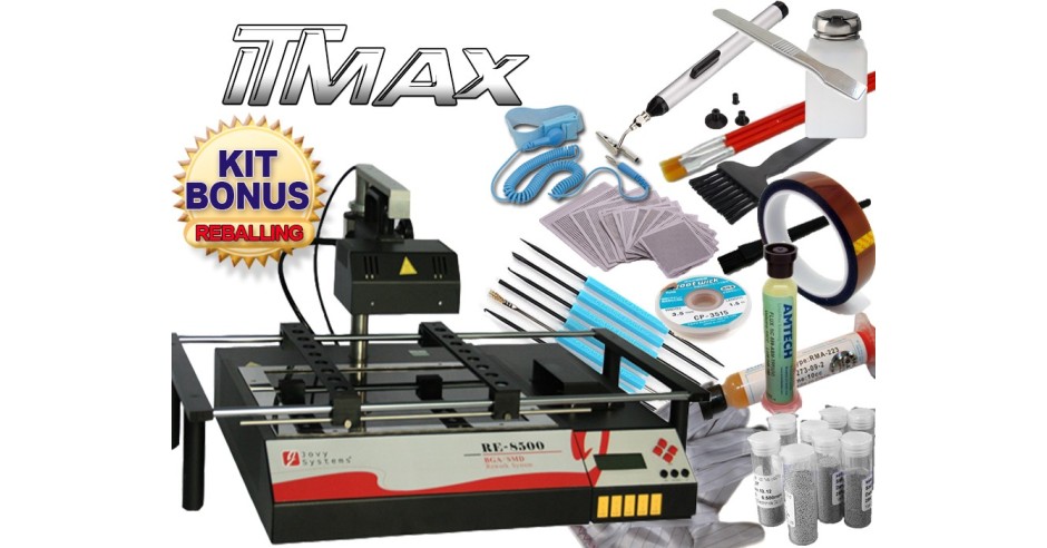 STATIE PROFESIONALA PENTRU BGA REBALLING REWORK REFLOW CU INFRAROSU ...