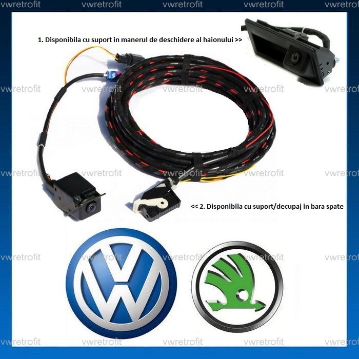 Camera video RCD 510 RNS 510 VW Scirocco Jetta Golf 5 VI Passat B6 CC ...