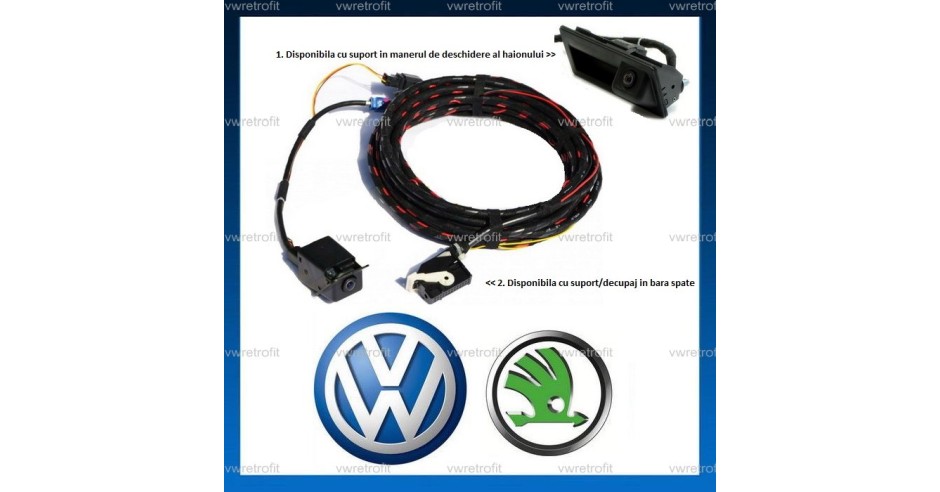 Camera video RCD 510 RNS 510 VW Scirocco Jetta Golf 5 VI Passat B6 CC ...