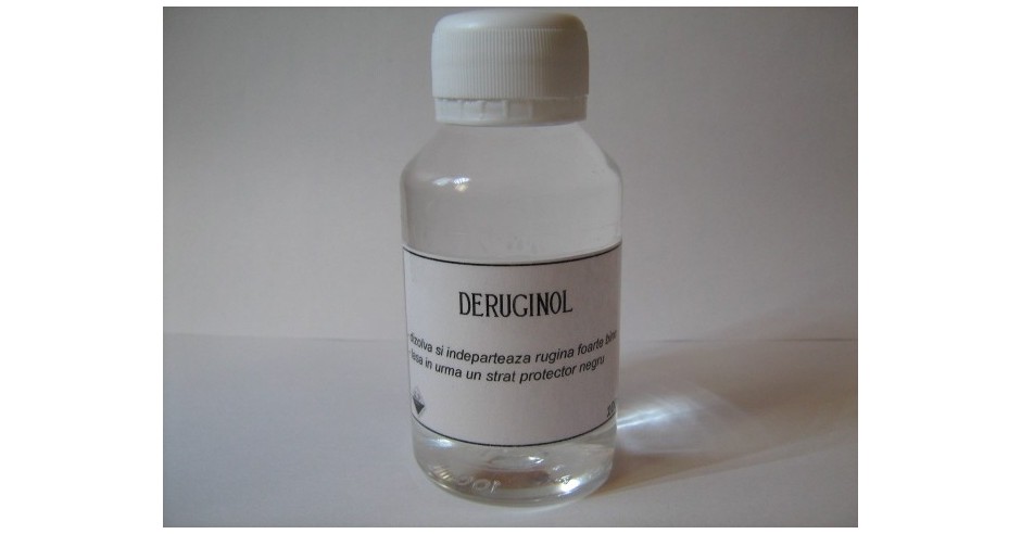 DERUGINOL , FERUGINOL dizolva si indeparteaza rugina , solutie ...