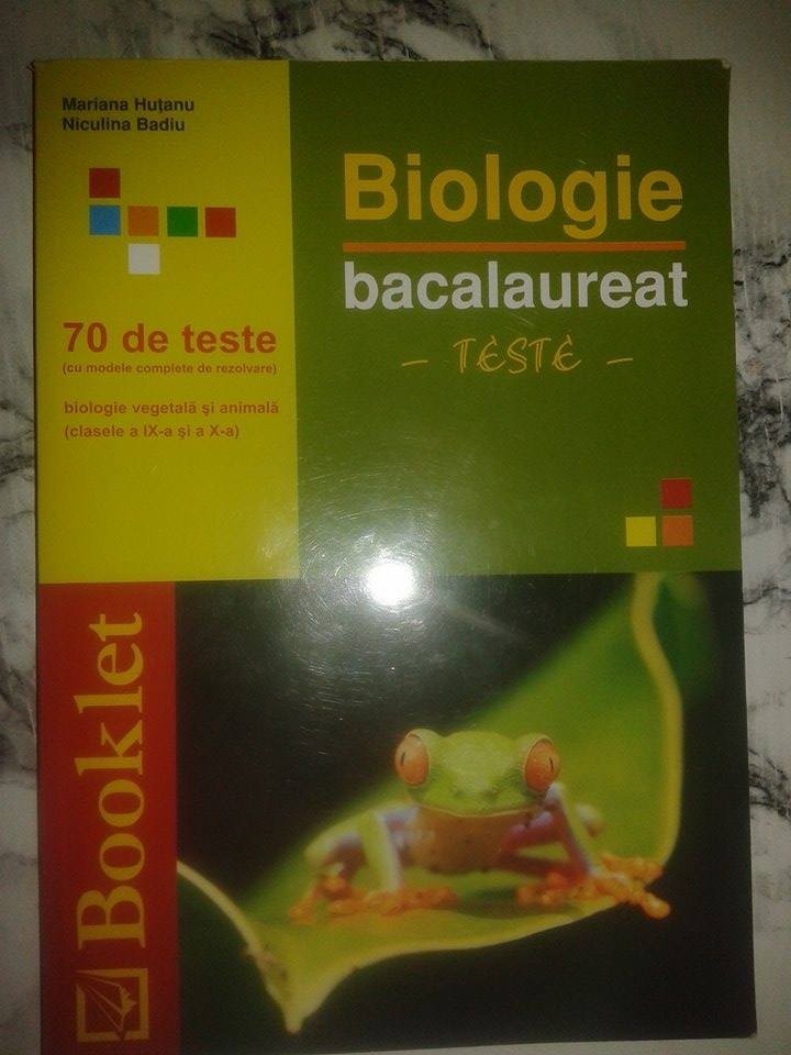 Bacalaureat Biologie, vegetala si animala (clasele IX-X) MARIANA HUTANU ...