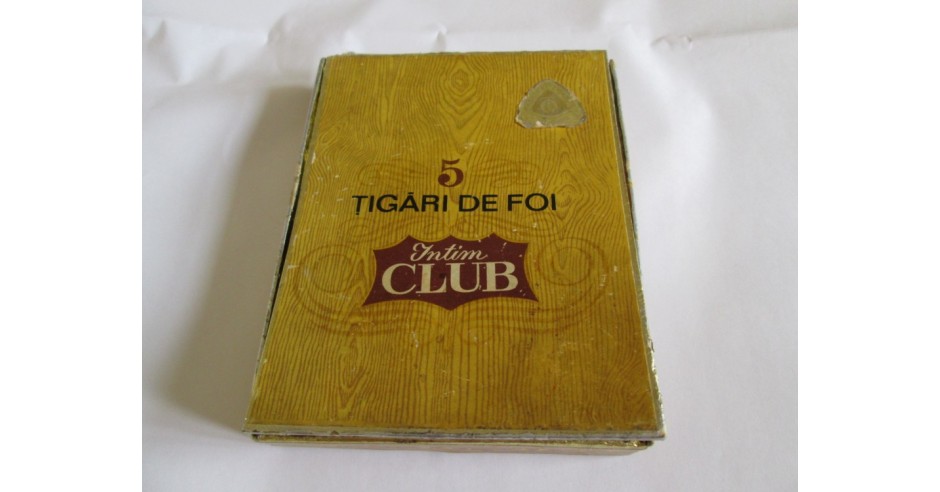 PACHET TIGARI DE FOI INTIM CLUB(FAB.TIGARETE TIMISOARA) CU O TIGARA ...