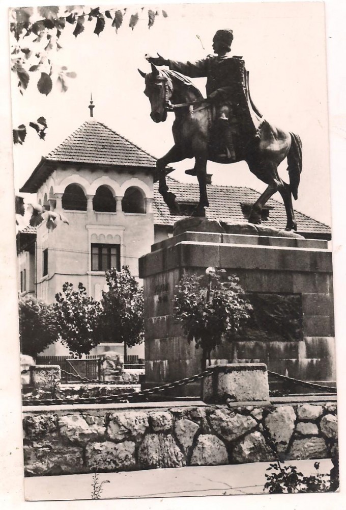 #carte postala(ilustrata)-ALBA -Campeni - Statuia lui Avram Iancu ...