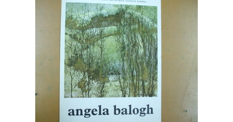 Pliant expozitie Angela Balogh gravura desen tapiserie Bucuresti ...
