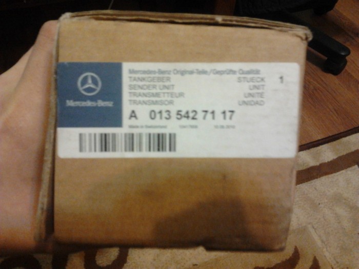 Sonda rezervor (senzor nivel) Mercedes Actros A0135427117 | arhiva ...