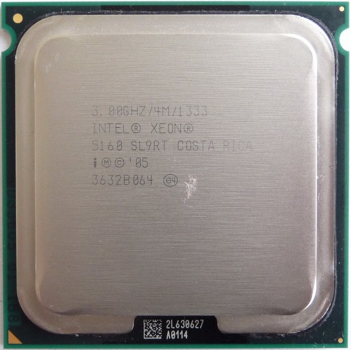 Procesor Intel XEON 5160 SL9RT COSTA RICA 3GHZ 4MB cache FSB 1333MHZ ...