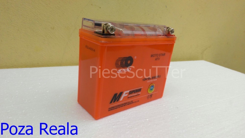Baterie / acumulator Moto Scuter / ATV 12v ( volti ) 7A ( amperi ) 12 v ...