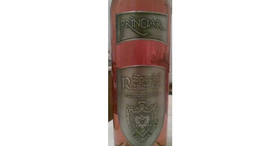VIN ROSE - PRINCIAR SPECIAL RESERVE - ROSE DE TOHANI - BUSUIOACA DE ...