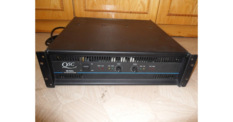 Vand amplificator QSC MX 3000a 2x1200w/4ohm perfect pt Dynacord VL 212 ...